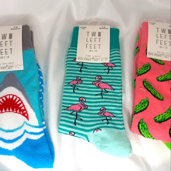 TWO LEFT FEET SOCK CO | Other | Two Left Feet Co 3 Pair Of Girls Socks ...